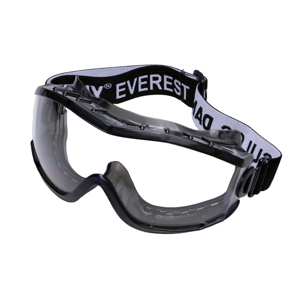 Óculos de Proteção EVEREST Incolor VIC56110 Danny Ampla Visão ...